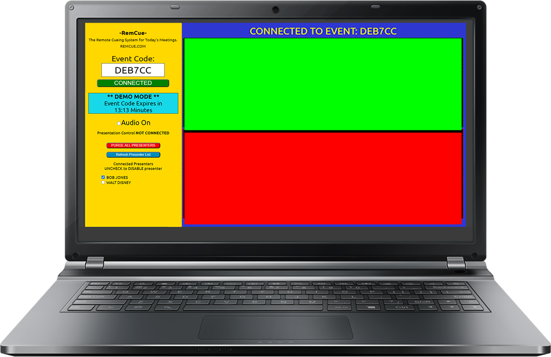 RemCue - The Remote Cueing System for Todays Meetings